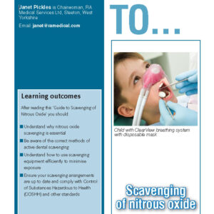 Guide to Scavenging of Nitrous Oxide - RA Medical Services Ltd